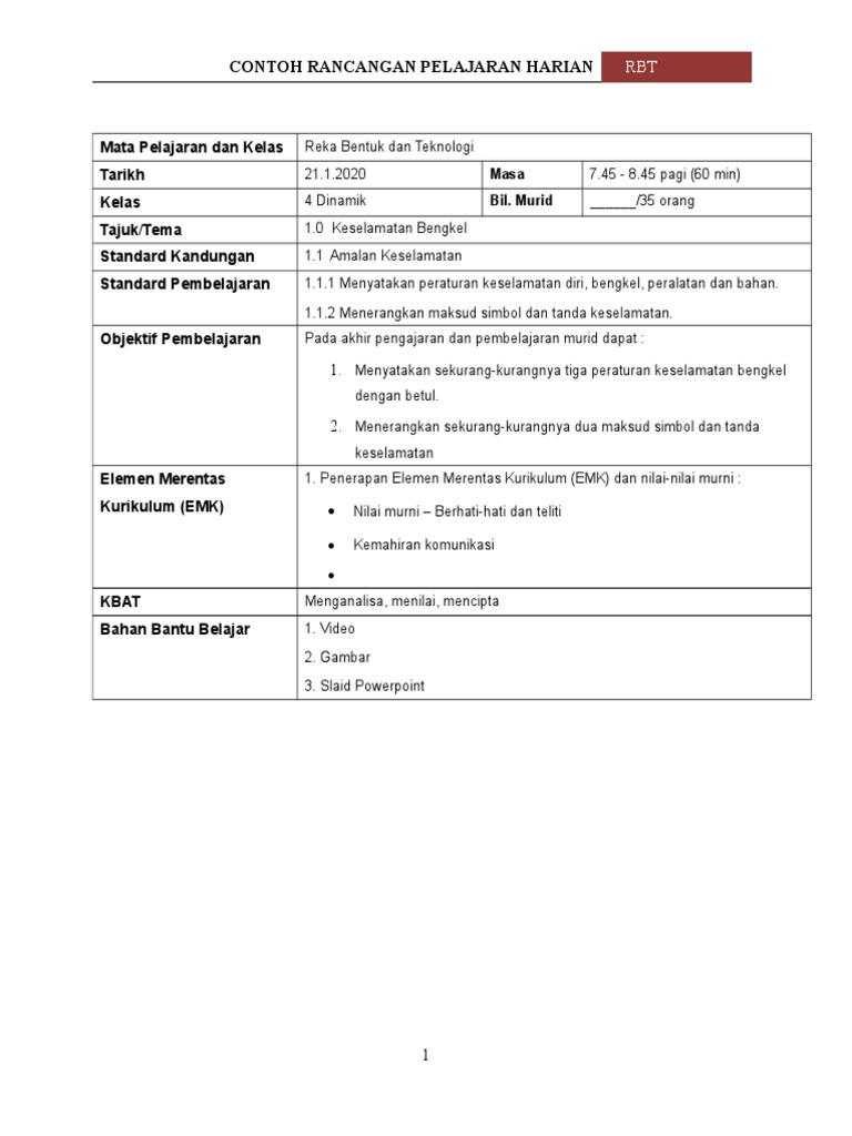 RPH Mengikut Fasa Needham | PDF