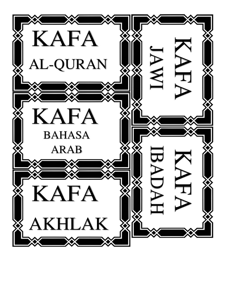 Label Kafa | PDF