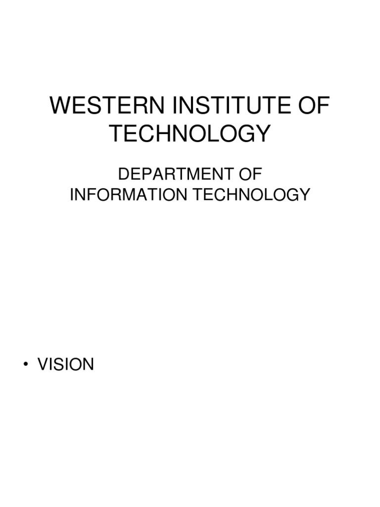Western Institute of Technology Policy | PDF | Academic Term | Test ...