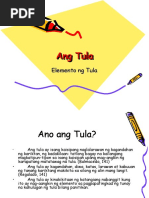 Mga Elemento NG Tula | PDF