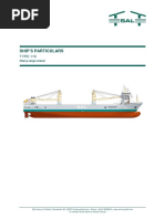 General Arrangement Plan of 3300TEU Container Ship PDF | PDF