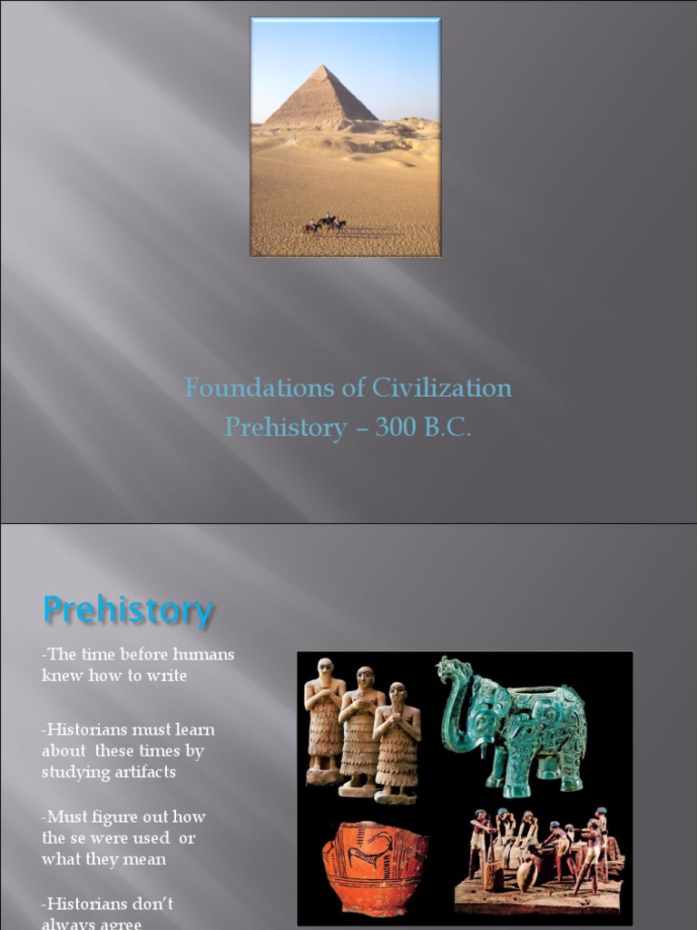 Foundation of Civilization World History Lec 1 | PDF | Stone Age ...