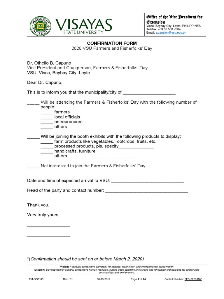 Ugmad Awards 2020 FFD Forms | PDF | Environmental Protection ...