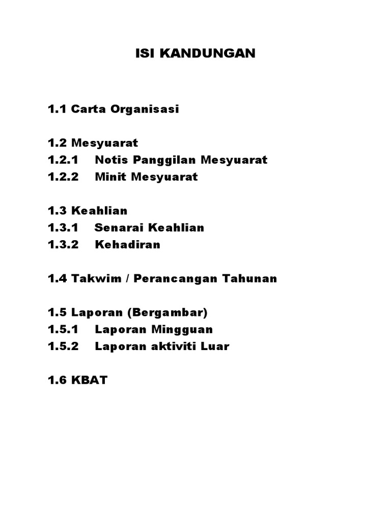 FAIL PERSATUAN Prs | PDF