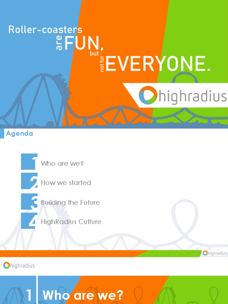 HighRadius Company Overview and Culture | PDF | Cloud Computing | Sap Se