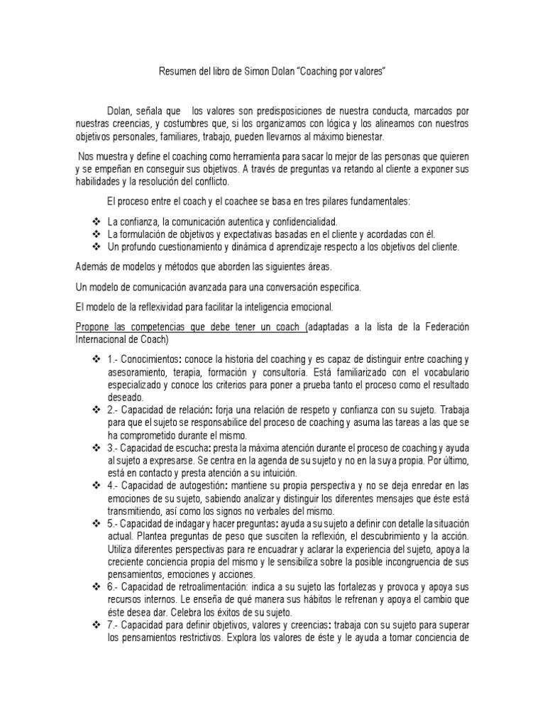 Resumen Del Libro de Simon Dolan | PDF | Comportamiento | Aprendizaje