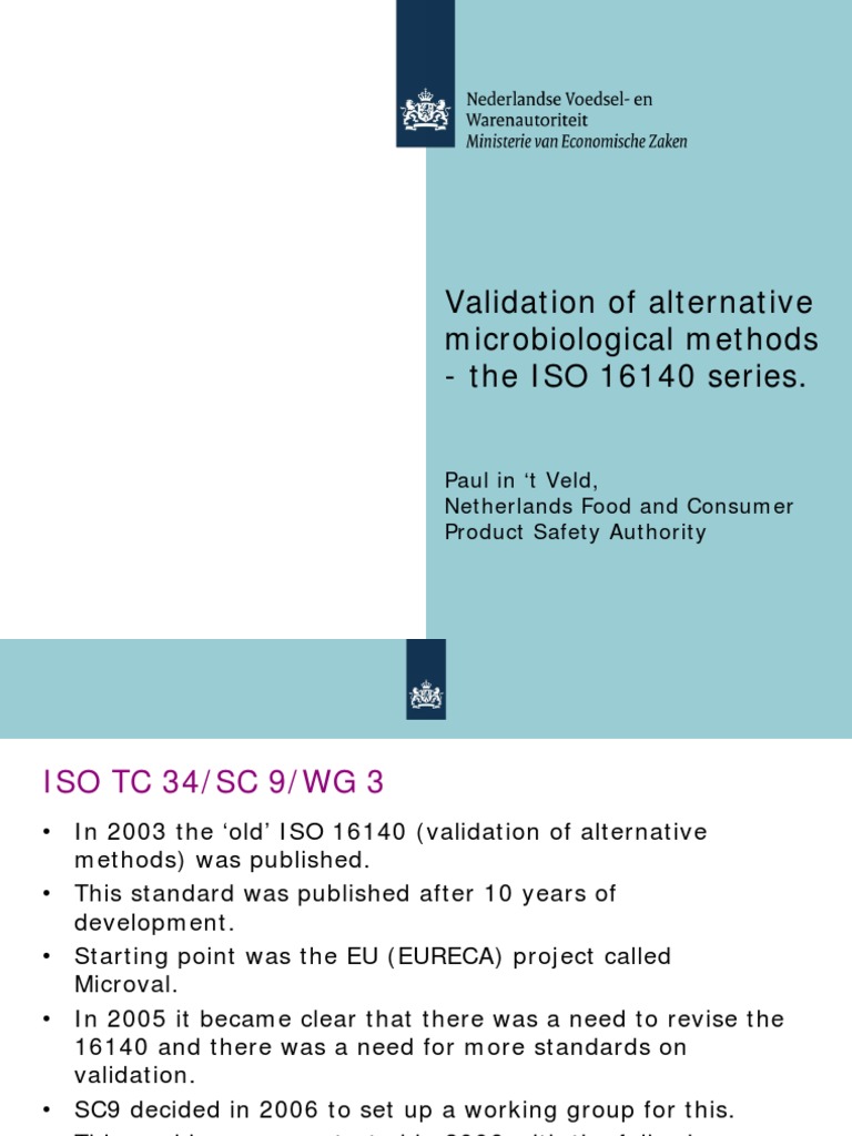 ISO 16140 Series: Method Validation Guide | PDF | Verification And ...