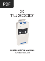Tens 2500 Instruction Manual PDF | PDF | Electricity | Clinical Medicine
