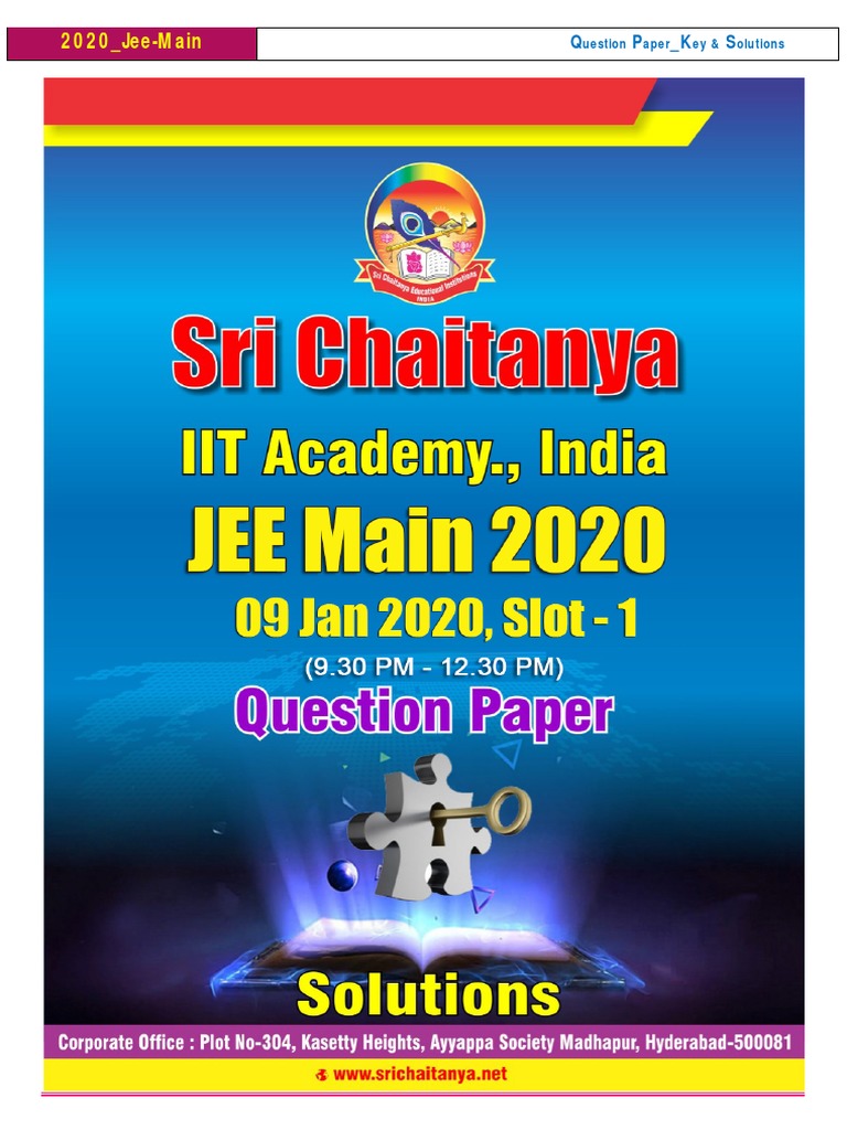 2020 Jee Question Paper PDF | PDF | Speed Of Light | Triangle