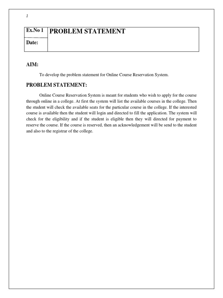 Online Course Reservation System | PDF | Class (Computer Programming ...