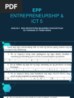 Cot EPP 5 ICT Serbisyo at Produkto | PDF