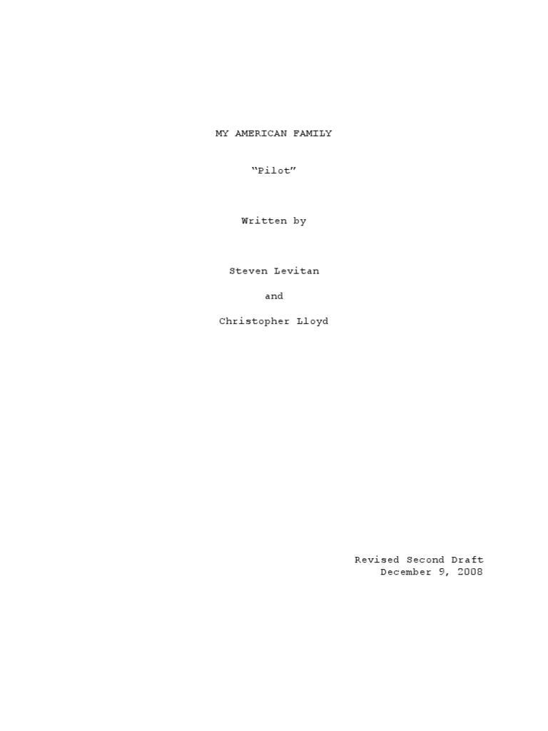 Modern Family Pilot Script Overview | PDF