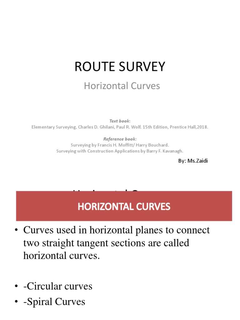 ROUTE SURVEY-for Students | PDF | René Descartes | Geometric Shapes