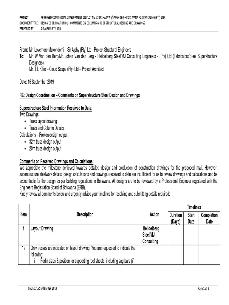 Structural Design Review Notes | PDF | Truss | Column