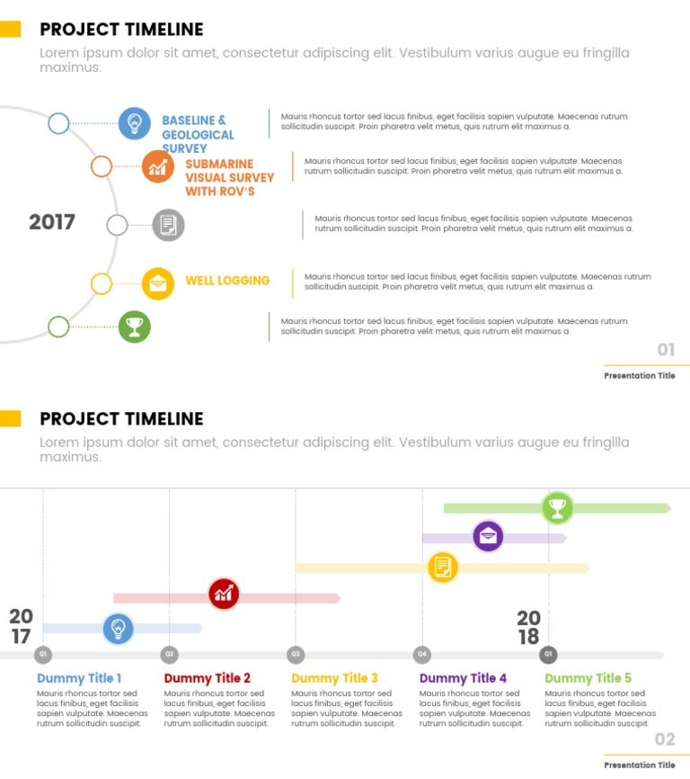 Project Timeline TEMPLATE | PDF