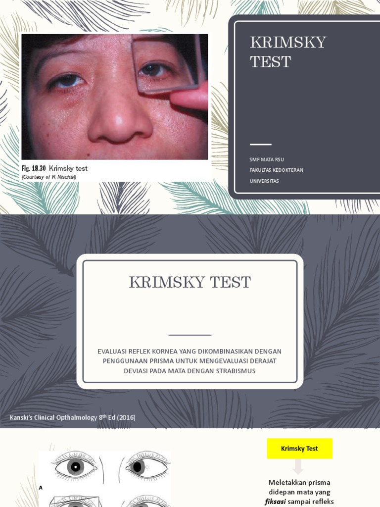 KRIMSKY TEST Ver | PDF