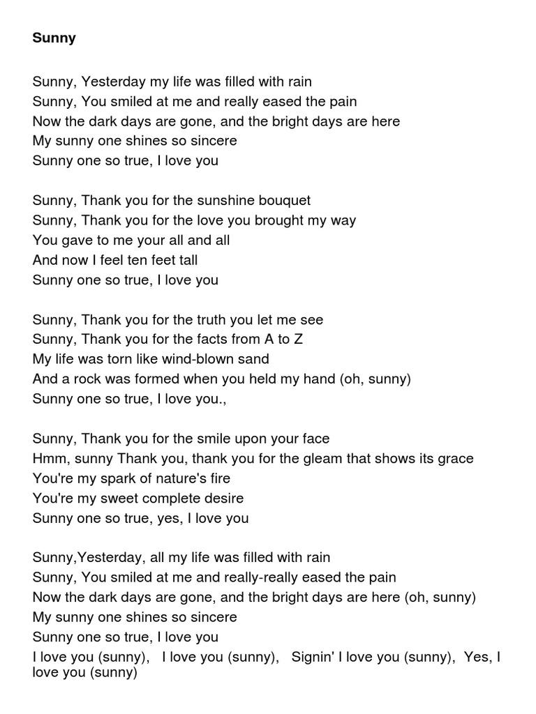 Jazz Lyrics Pack | PDF