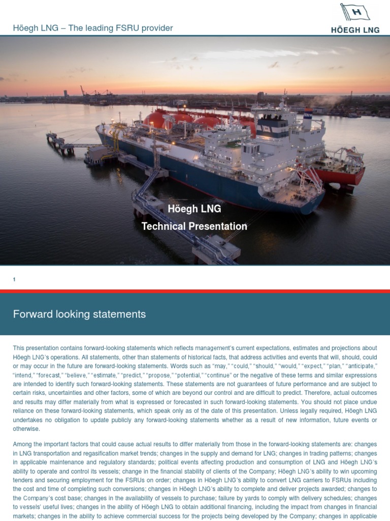 Höegh LNG: FSRU Market Insights | PDF | Liquefied Natural Gas | Heat ...