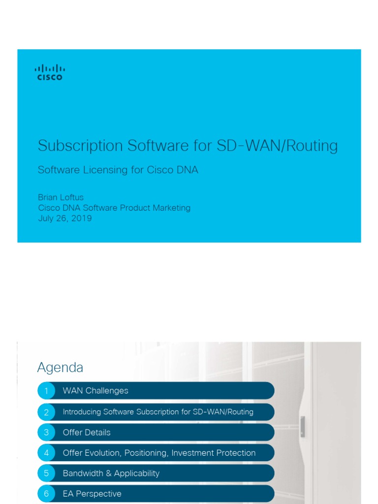 Dna Software Routing Subscription PDF | PDF | Cisco Systems | Cloud Computing