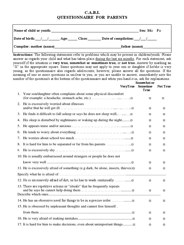 Cabi English | PDF | Adolescence | Psychiatry