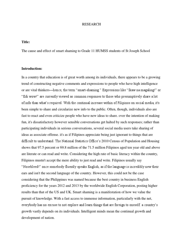 Smart Shaming | PDF | Shame | Literacy