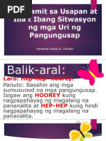 Detailed Lesson Plan in Filipino 6 (Sanhi at Bunga) | PDF