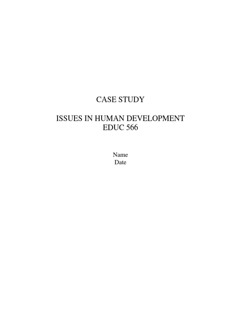 Lucy - A Human Development Case Study | PDF | Cognition | Psychological ...