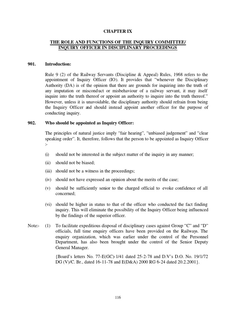 The Role and Functions of the Inquiry Committee: Ensuring Fairness and ...