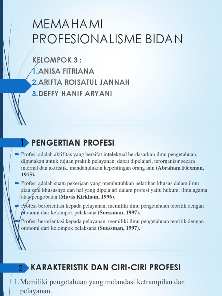 BIDAN Sebagai Profesi | PDF