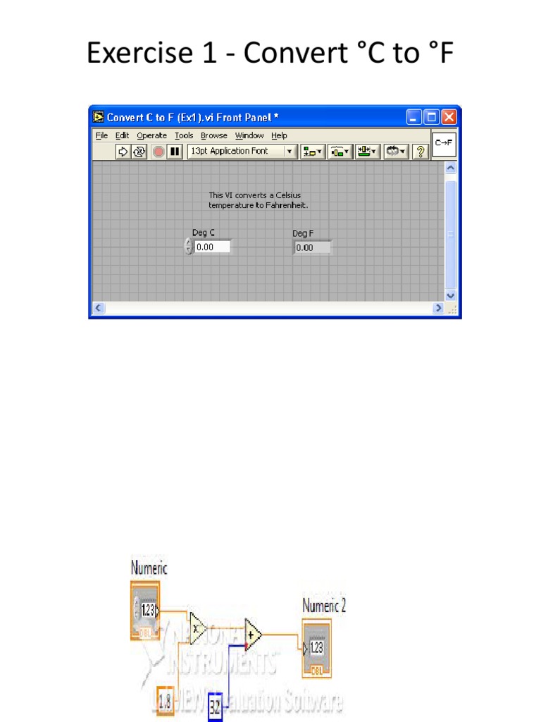 Exercise 1 - Convert °C To °F | Download Free PDF | Timer | Variable ...
