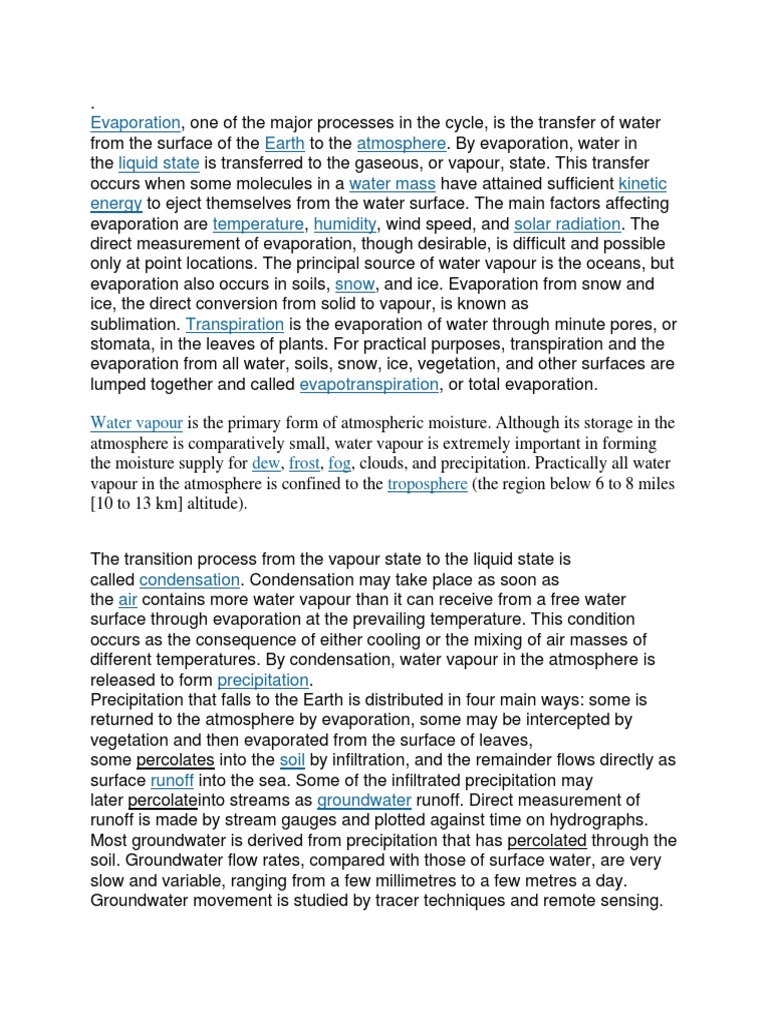 Hydrology Assignment 1 | PDF | Hydrology | Evaporation