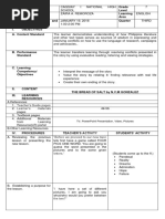 Imagery Sensory Images Visualization Detailed Lesson Plan For Grade 10 ...