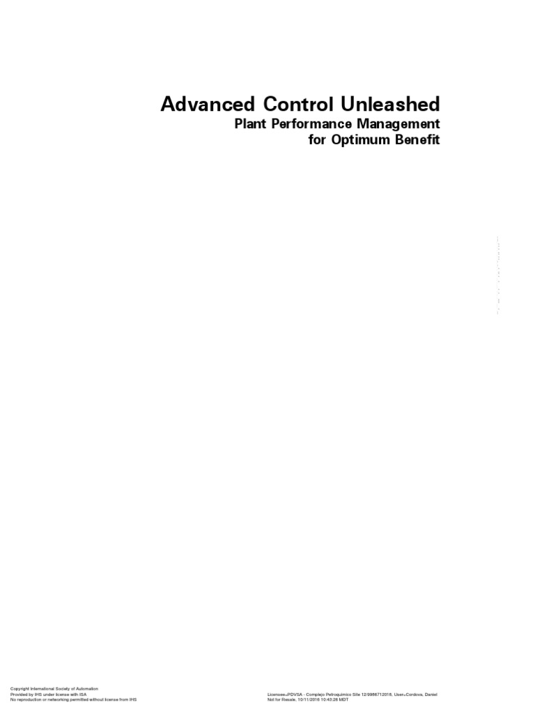 Advanced Control Unleashed | PDF | Control Theory | Automation Advanced Control Unleashed | PDF | Control Theory | Automation