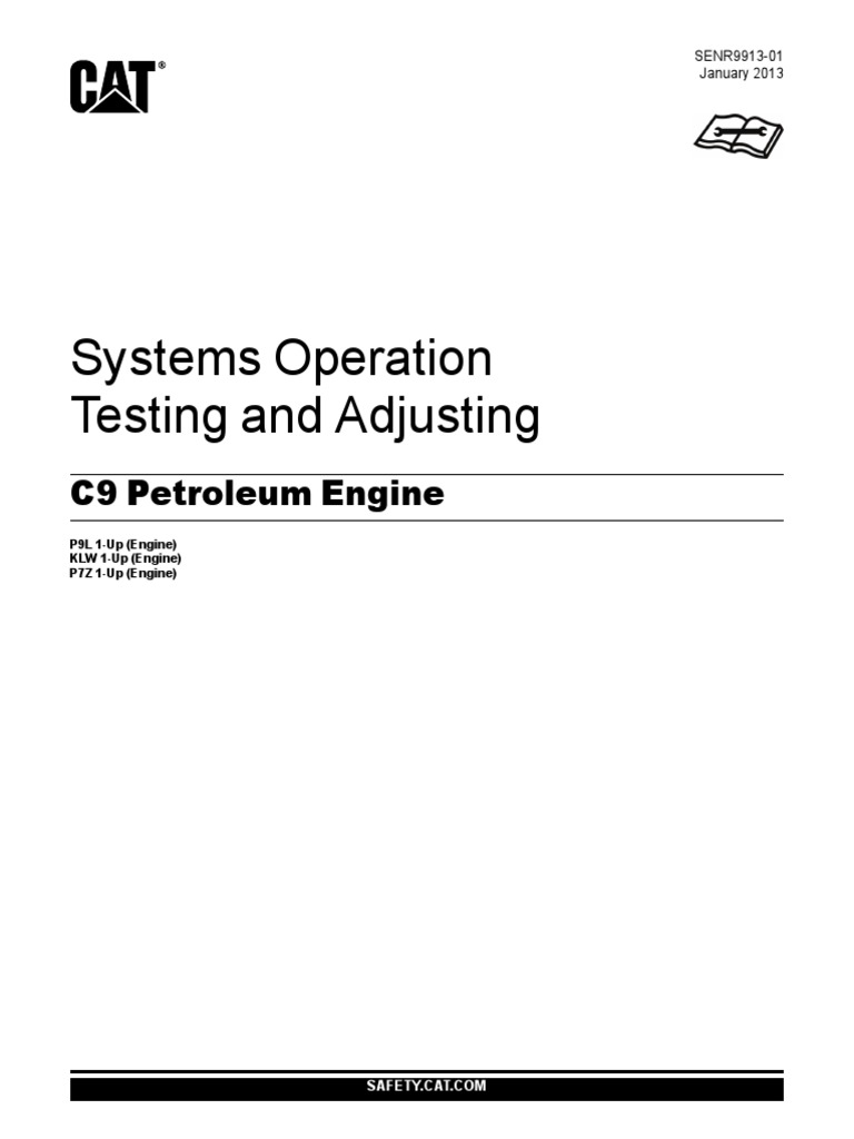 C9 Cat Operation Testing and Adjusting Manual | PDF | Fuel Injection ...