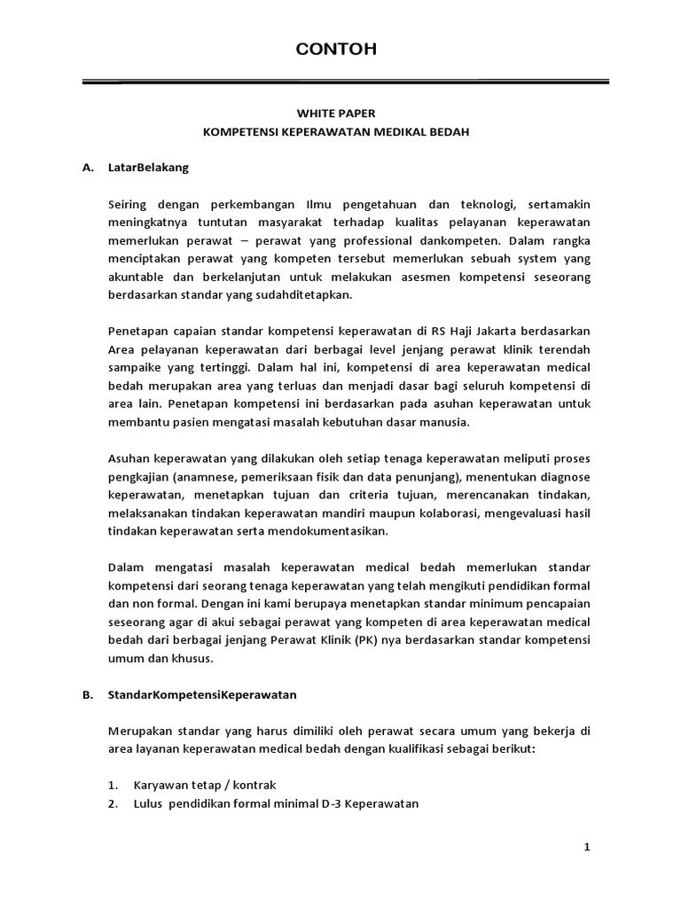 Contoh White Paper KMB | PDF