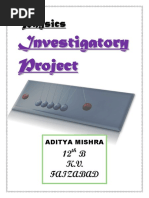 Physics Project On Total Internal Reflection | PDF | Atomic | Electrodynamics