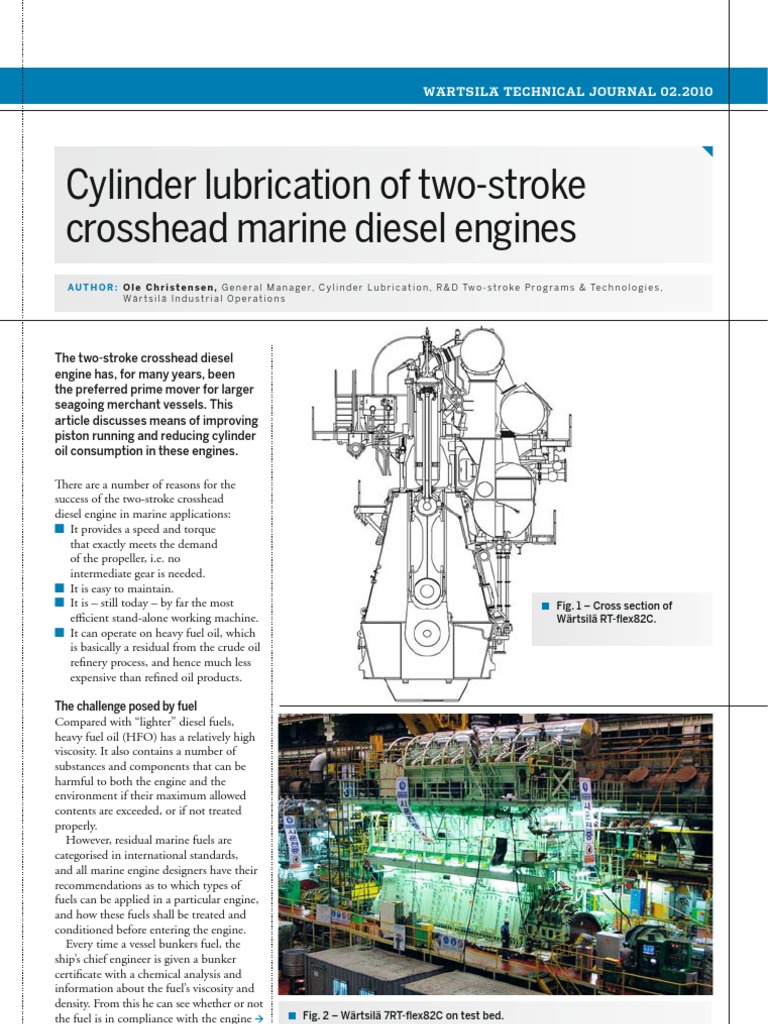 Cylinder Lubrication Marine Engines Article | Fuel Oil | Piston