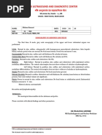 Ultrasound Chest Report Format Example Sample Template Drlogy Lab ...