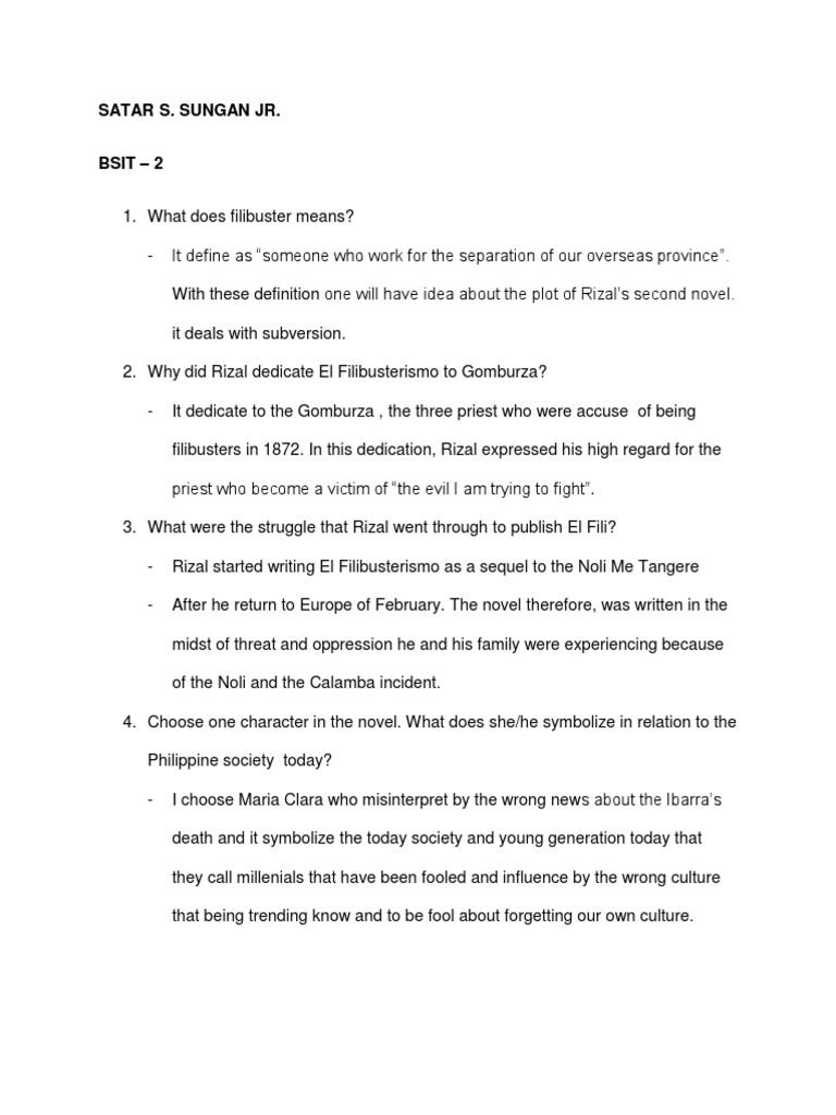 Rizal Assignment | PDF | Classics
