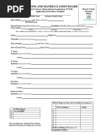 JAMB Direct Entry Registration Form Template | PDF | Statistics Of ...