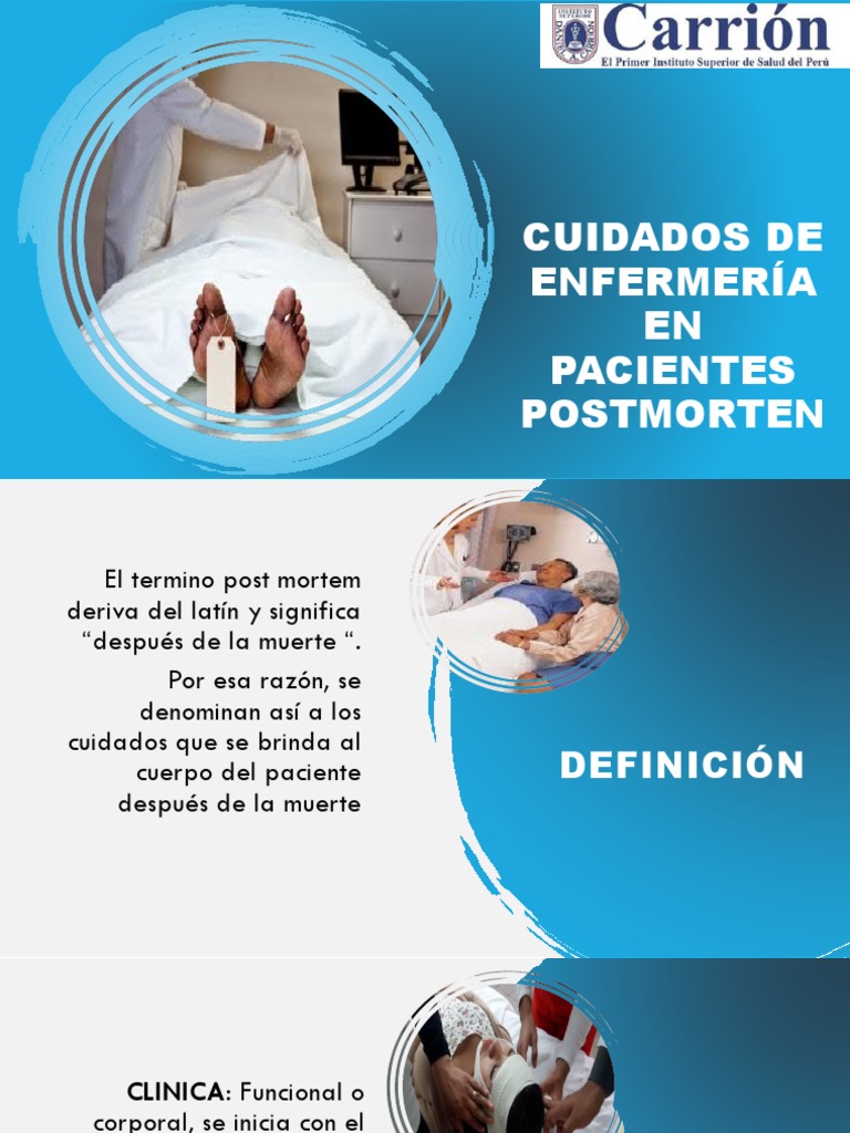 Cuidados de Enfermería Postmortem | PDF | Enfermería | Funeral