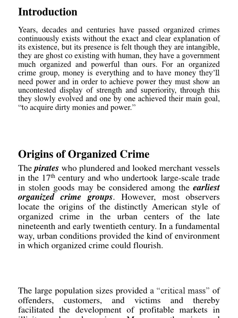 Yakuza and Organized Crime Structures | PDF | American Mafia ...