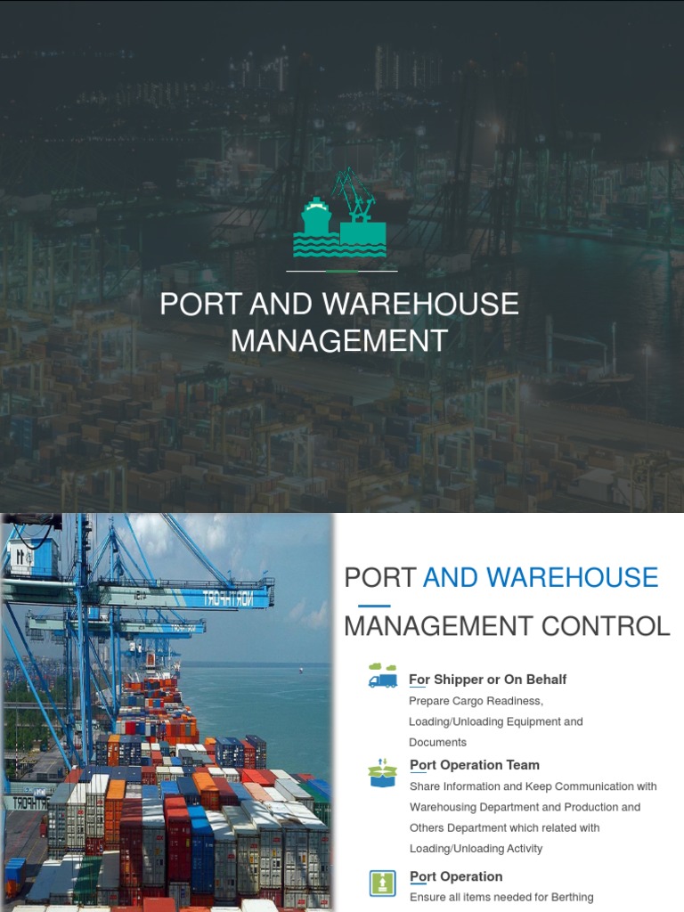 Port and Warehouse Management Guide | PDF | Warehouse | Cargo