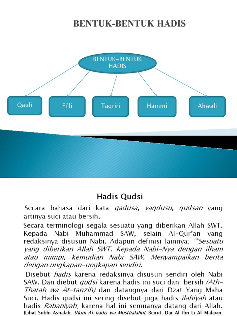 Jenis-Jenis Hadis dan Contohnya | PDF | Agama & Spiritualitas