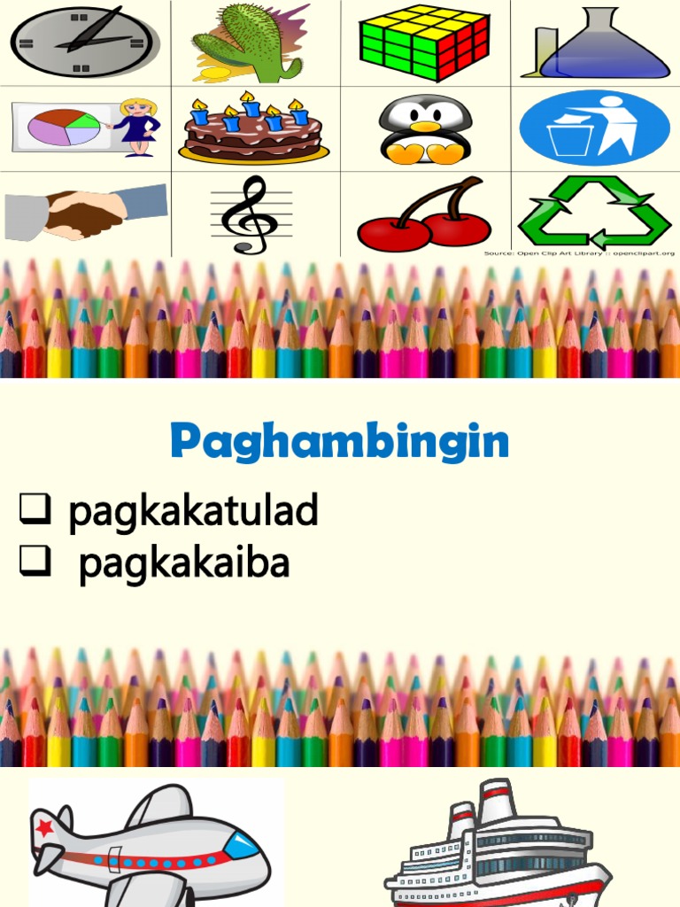 2 Uri NG Paghahambing | PDF