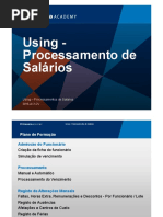 Manual de Processamento Salarial | PDF | Férias trabalhistas | Salário
