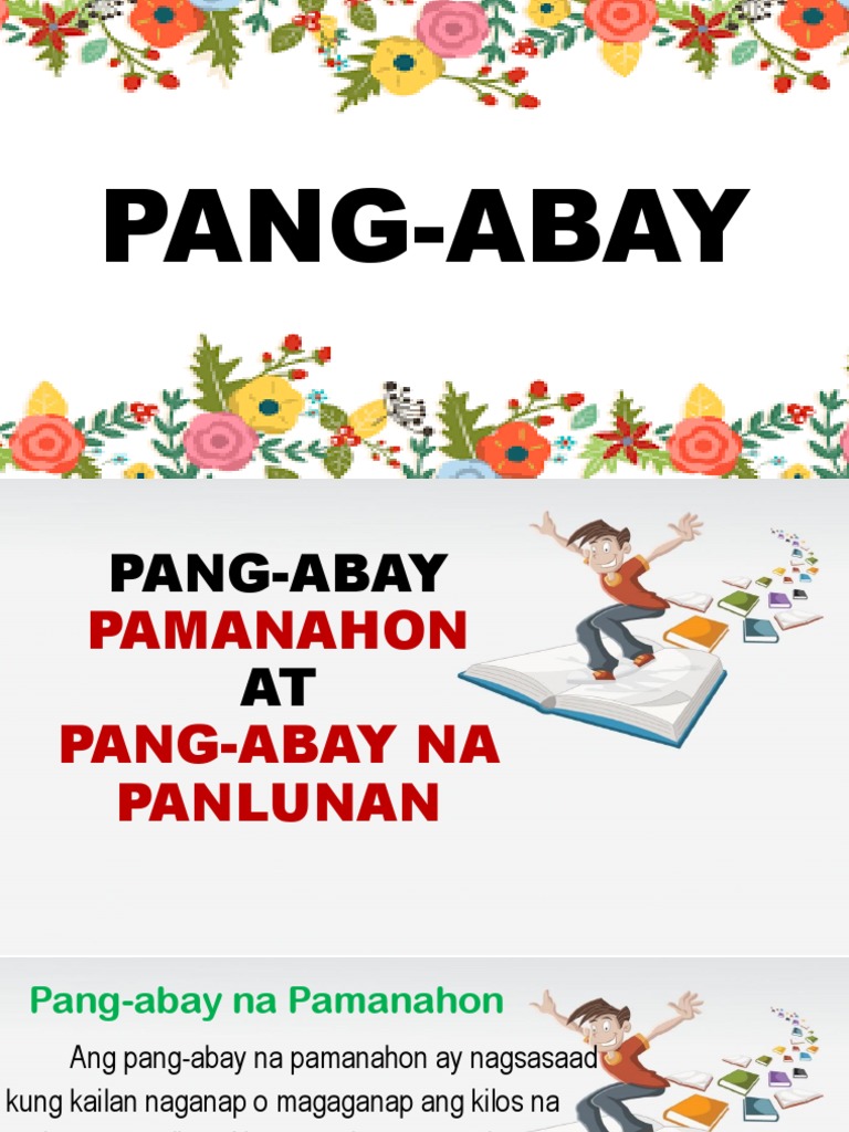 PANG-ABAY (Pamanahon at Panlunan) | PDF