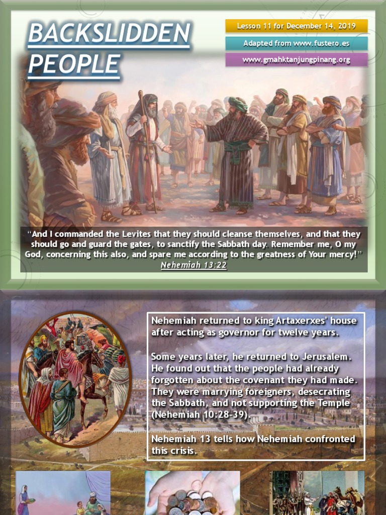 Sabbath School Lesson 11, 4th Quarter 2019 | PDF | Tithe | Books Of The ...