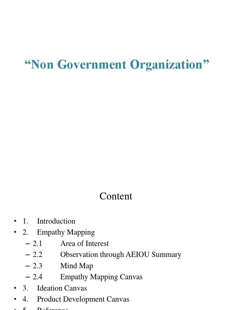 On NGO Management | PDF | Mind | Non Governmental Organization