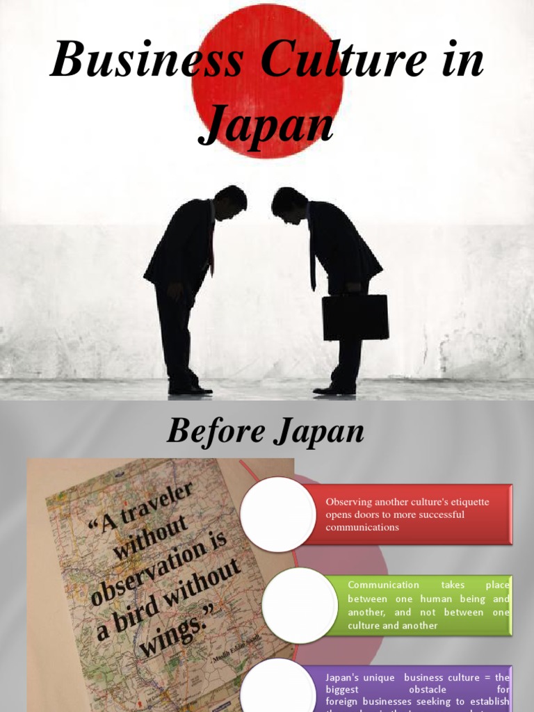 Business Culture in Japan Filip Rad | PDF | Clothing